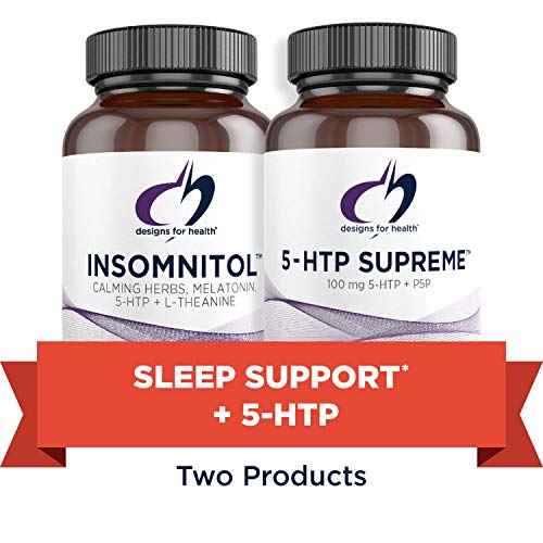 designs for health 5-HTP + Insomnitol Duo – Mood Supplement, Includes ...