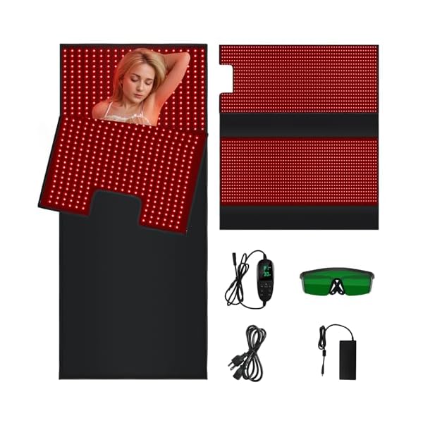 Red Light Therapy Full Body Device, Infrared Light Therapy Large Mat ...