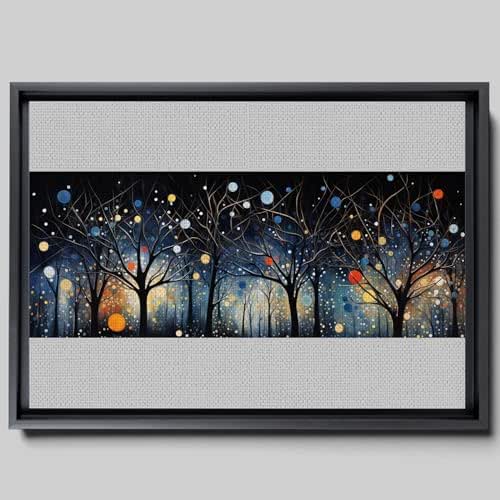 Amazon.com: Jackson Pollock inspired blue copper tree Abstract print ...