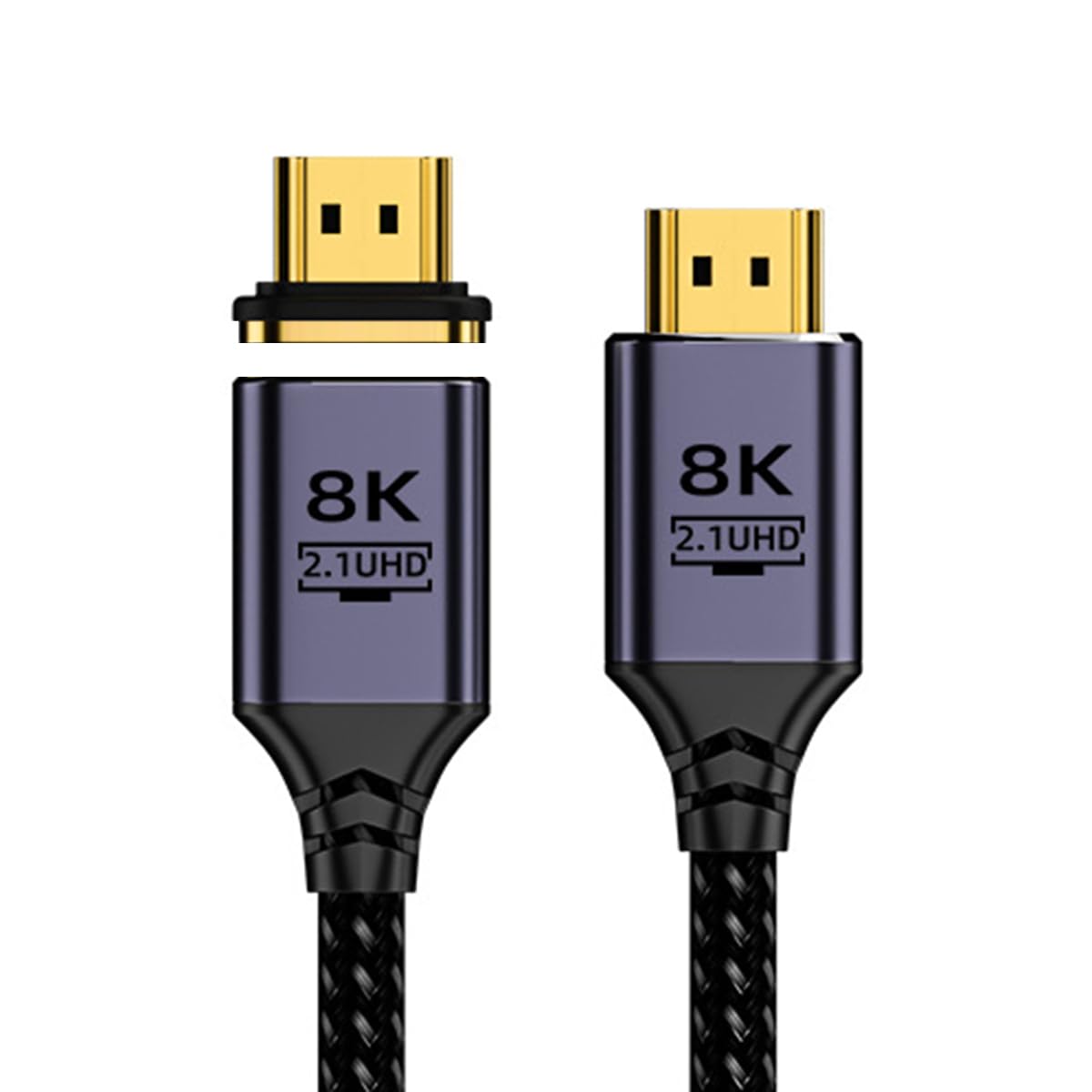 Amazon.com: cablecc 8K@60hz Magnetic Connector Type-A HDMI 2.1 Male to ...