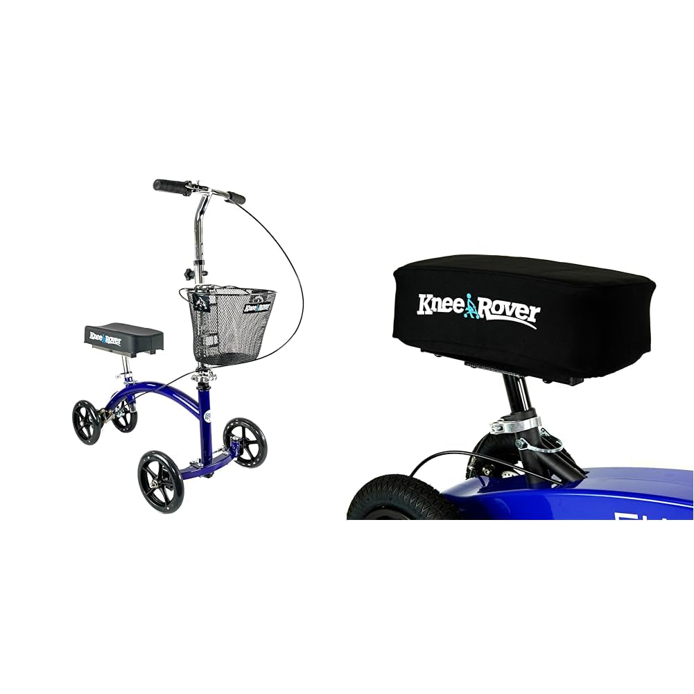 Amazon.com: KneeRover Deluxe KneeCycle Steerable Knee Walker Knee ...