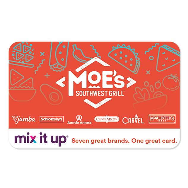 Amazon.com: Focus Brands Moe's Southwest Grill eGift Card : Gift Cards