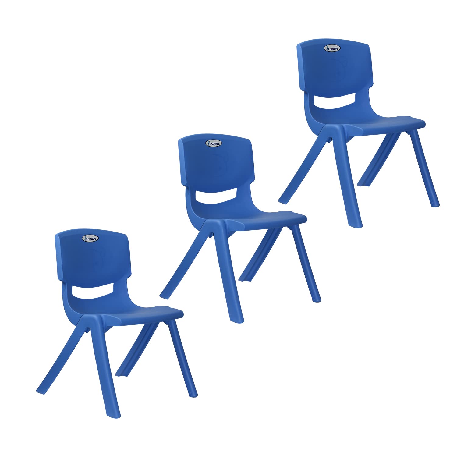 Esqube Baby Chair Kids Plastic School Study Chair Blue Color ...