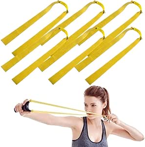 BESTZY 6Pcs Flat Slingshot Rubber Bands,Hunting Catapults Rubber Bands ...