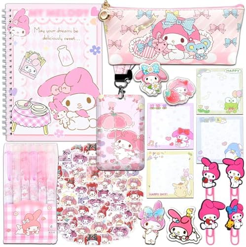 Amazon.com : Ohjijinn Kawaii School Supplies Set, Cute Office Supplies ...