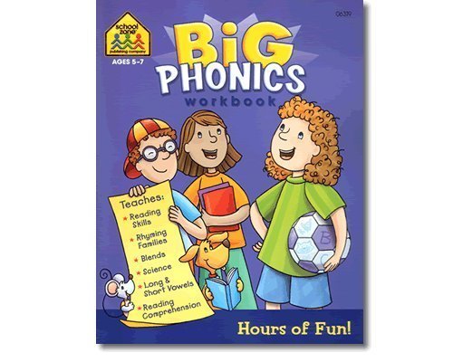 Big Workbooks: Big Phonics Workbook (Ages 5-7): School Zone Publishing ...