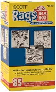 Scott Products 75240 White Scott Rags in-A-Box 85 Count : Amazon.ca ...