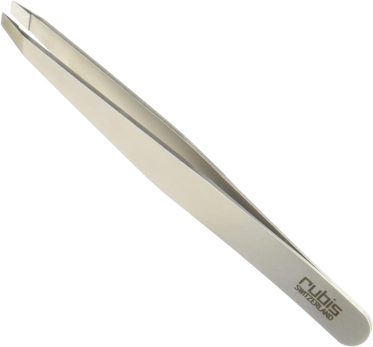 Rubis Switzerland Stainless Steel Silver/Metalic Slanted Tweezer (Swiss ...