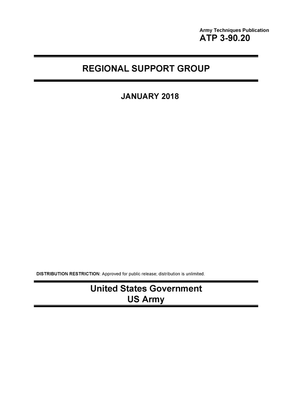 Amazon.com: Army Techniques Publication ATP 3-90.20 Regional Support ...