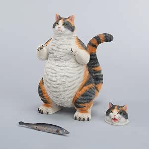Amazon.com: MMOS X JXK Catzilla Statue for Home Decor, Meowzilla Statue ...