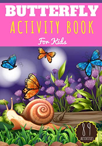 Butterfly Activity book: For Kids Age 4 - 8 Years Girls & Boys ...