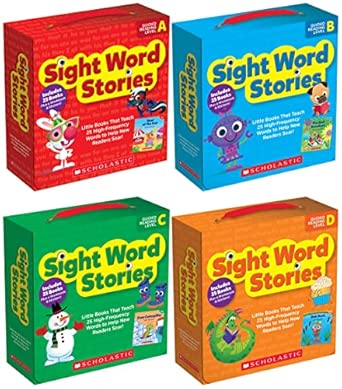 NEW RELEASE! Scholastic Sight Word Stories Guided Reading Books Set ...