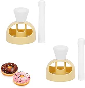 Cutters Set, 2Pcs Donut Maker Reusable Plastic Cutter Mold DIY Mold for ...