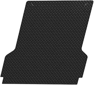 Amazon.com: Topline_autopart Black Rubber Diamond Plate Truck Bed Floor ...