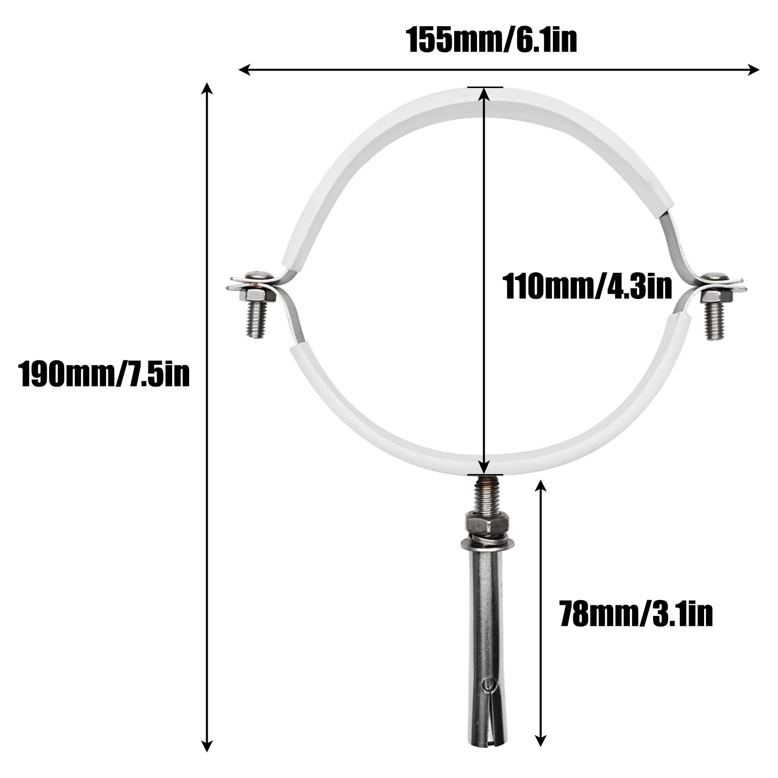 Pvc Pipe Mounting Brackets