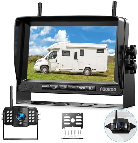 Amazon.com: Fookoo HD 1080P 7-inch Wireless Backup Camera for Furrion ...