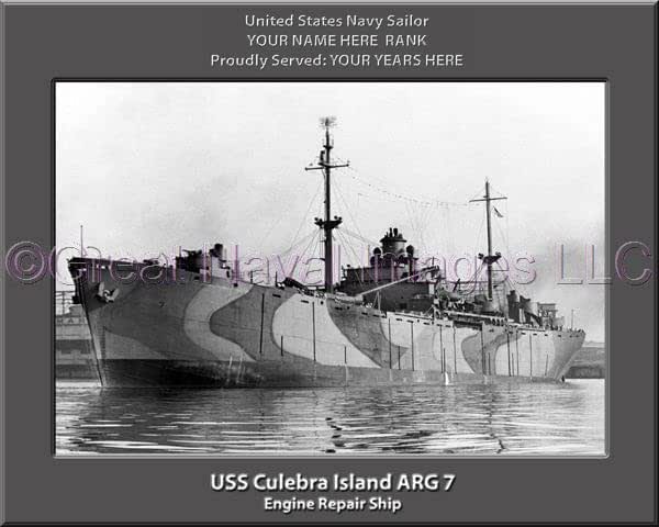 Amazon.com: USS Culebra Island ARG-7 Personalized United States Navy ...