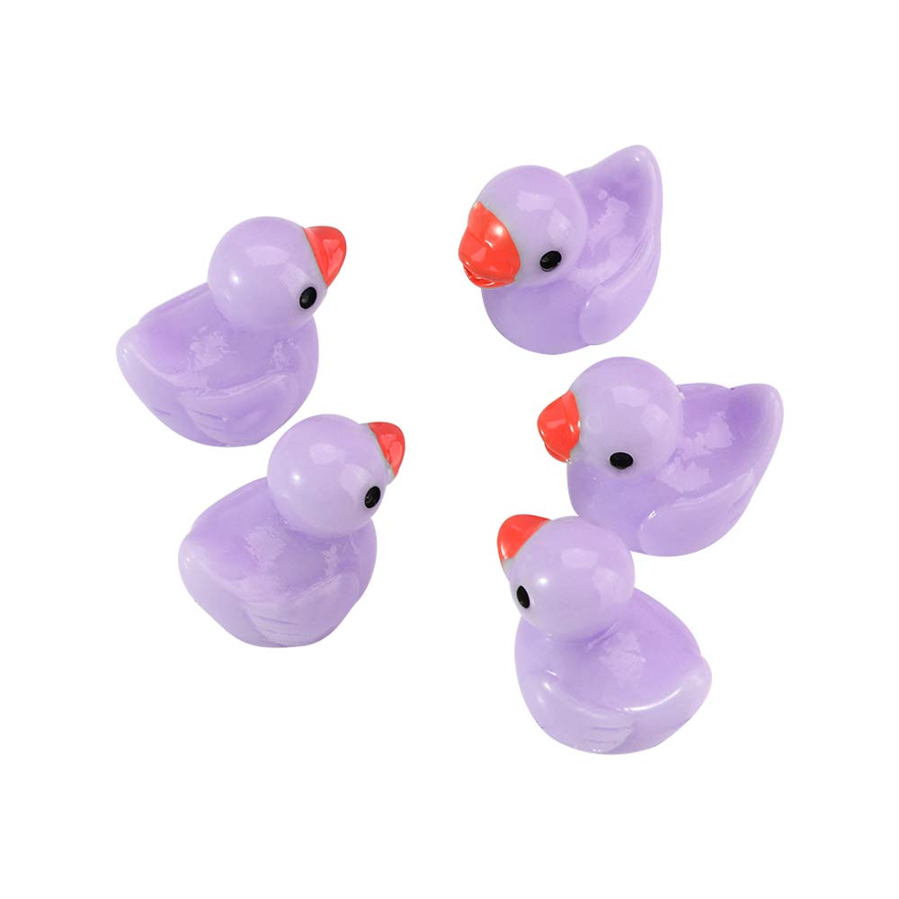 Amazon.com: 5pcs Mini Resin Ducks Miniature Ducks,Duckling Miniature ...