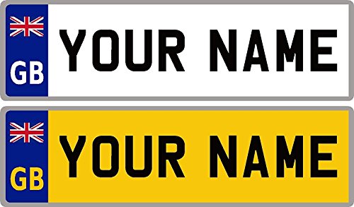 Ellis Graphix GB Flag Union Jack Personalised Waterproof Self-Adhesive ...