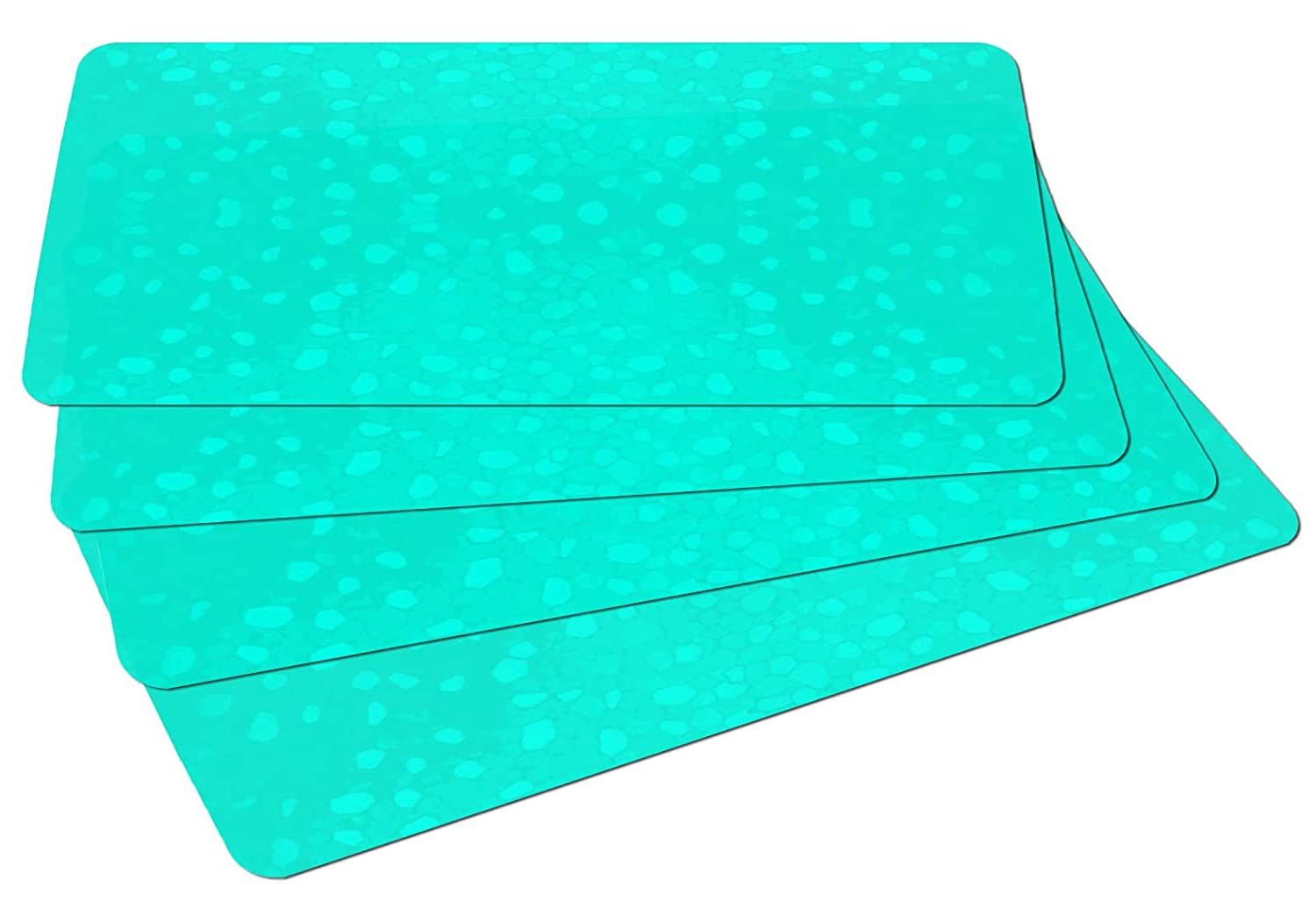 Kuber Industries Polyvinyl Chloride Diamond Texture Fridge Mat Set of 4 ...