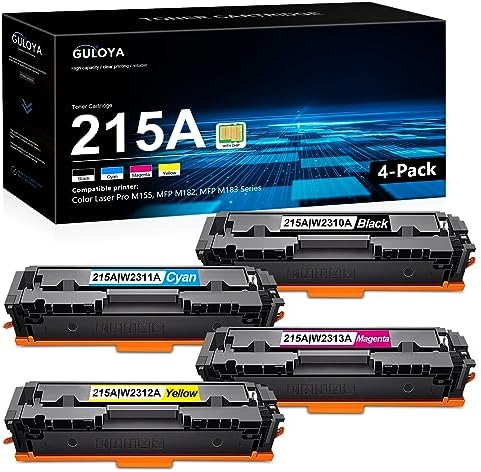 Amazon.com: 215A Toner Cartridge 4 pack,Replacement for HP 215 A W2310A ...