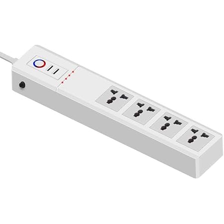 smarteefi WiFi Smart Power Extension 3 Socket Smart Plugs, Can Execute ...