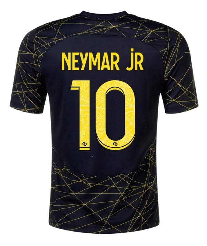 Neymar 10 Football Jersey 2023-24 for Boys & Men(8-9Years) Multicolour ...