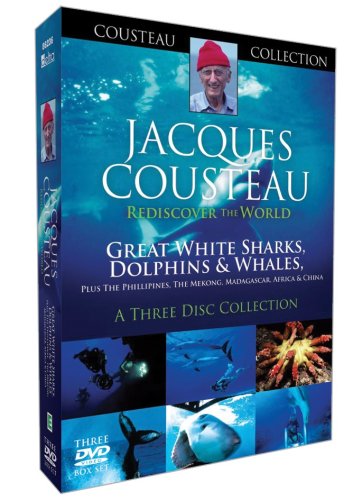 Amazon.com: Jacques Cousteau - Great White Sharks, Dolphins & Whales ...