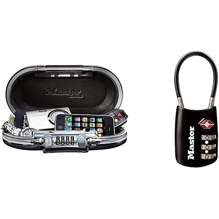 Master Lock 5900D Set Your Own Combination Portable Safe, 9-17/32 in ...