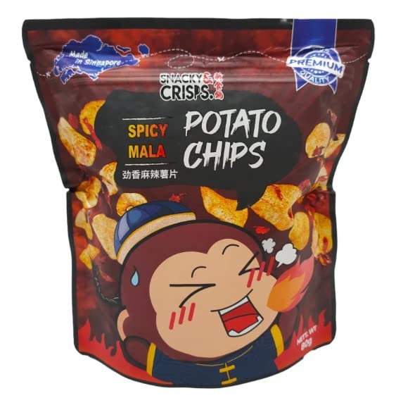 Buy Snacky & Crisps Spicy Mala Potato Chips 80g - Taste the authentic ...