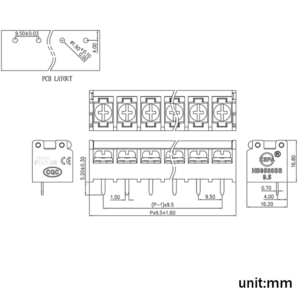 Snapklik.com : Jienk DIN Rail Mount 4 Channel Rocker Switch DC 24V 20A ...