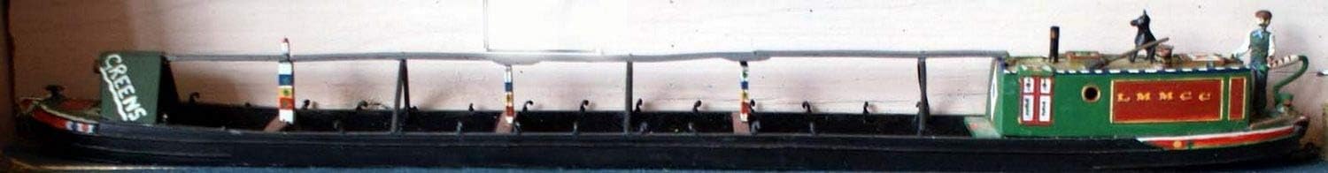 Langley Models Canal Motor boat / Narrow Boat Barge + Dog OO Scale ...