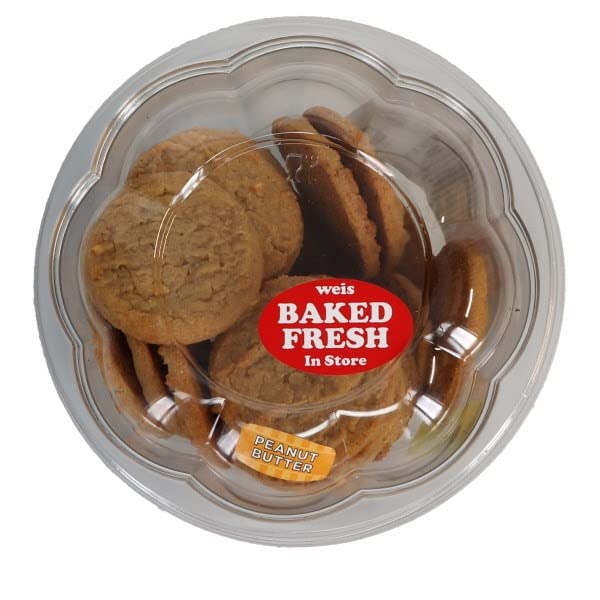 Amazon.com: Weis in Store Baked, Mini Peanut Butter Cookies : Grocery ...