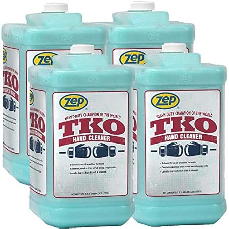 Amazon.com: Zep Shell Shock Walnut-Based Pro Hand Cleaner - 1 Gallon ...