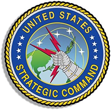 Amazon.com: Round United States Strategic Command Seal Sticker ...
