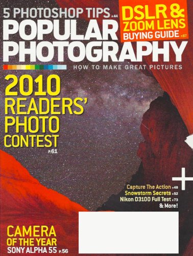 Popular Photography Magazine (Subscriber Cover) Vol. 75 No. 1 January ...