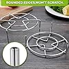 Amazon.com: HULISEN Steam Rack, 2-4/5" and 2" Tall Trivet for Instant ...