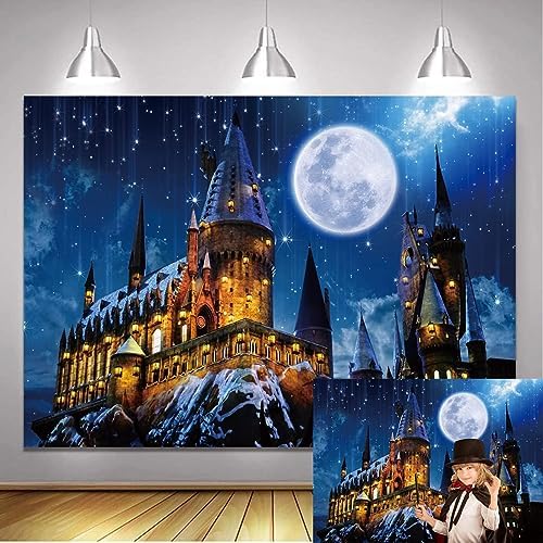 Amazon.com : Magic Castle Backdrop 7x5ft Wizard School Photography ...