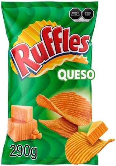 Sabritas Papas Ruffles Queso 290g, Grande : Amazon.com.mx: Alimentos y ...