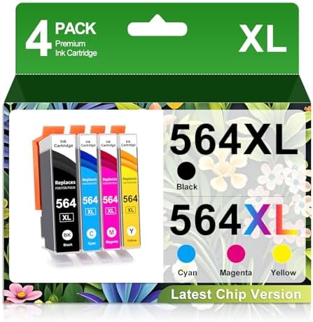 Amazon.com: 564XL Ink Cartridges Combo Pack Compatible HP 564 XL 564 ...