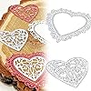 Amazon.com: Lbaby Heart Cutting Dies Metal Love Heart Die Cuts ...
