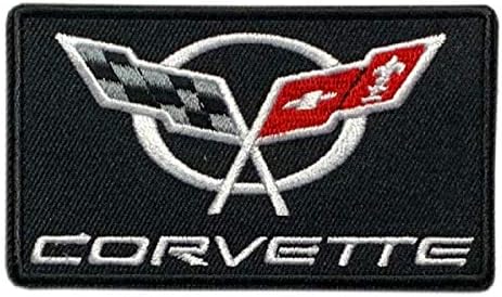 Amazon.com: Corvette Racing Checkered Flags Embroidered Patch - 3.5 X 2 ...