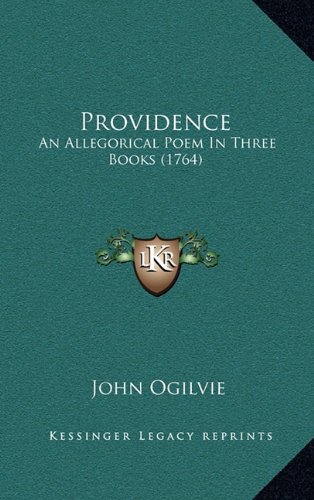 Providence: An Allegorical Poem In Three Books (1764) | Amazon.com.br