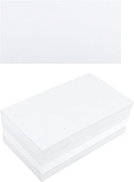 Amazon.com : 100 Pack Thick White Card Stock for Card Making Blank ...