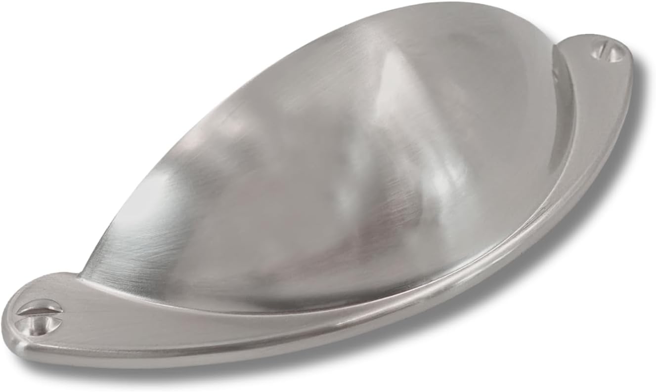 HESTIA HARDWARE 20 Pack | 2-1/2 inch Drawer Pulls Brushed Nickel ...