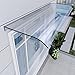 Amazon.com: Modern Style Front Door Canopy,Transparent Outdoor Garden ...