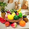 Meiwlong - 18 piezas de frutas falsas de plástico para decoración ...