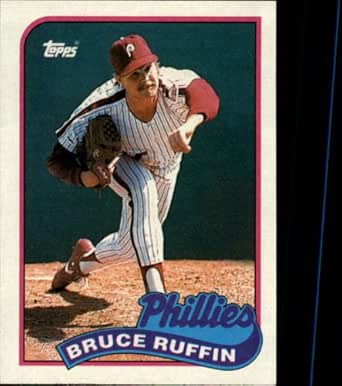 Amazon.com: 1989 Topps Baseball Card #518 Bruce Ruffin : Collectibles ...