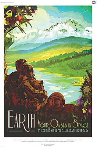 Amazon.com: Relax On Kepler 16B - NASA JPL Space Tourism Travel Poster ...