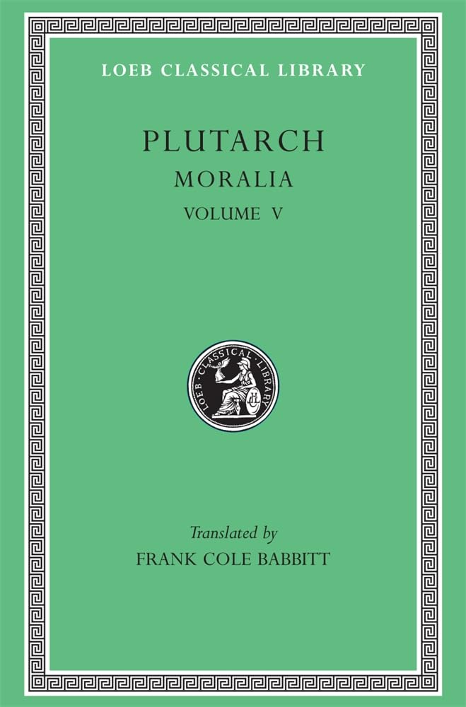 Amazon.com: Plutarch: Moralia, Volume V, Isis and Osiris. The E at ...
